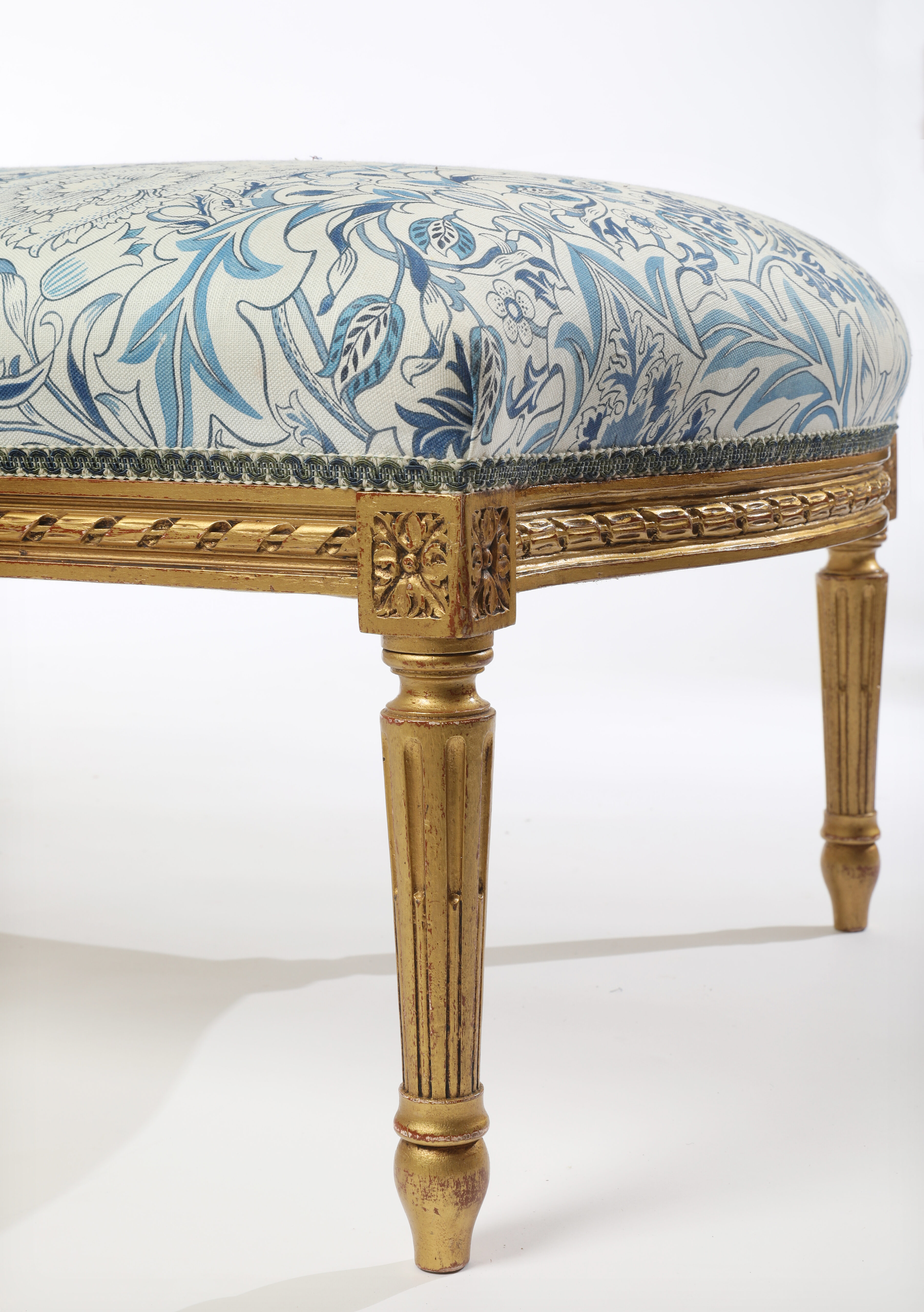 19th Century French Louis XV Chaise Longue - Wallrocks Antiques
