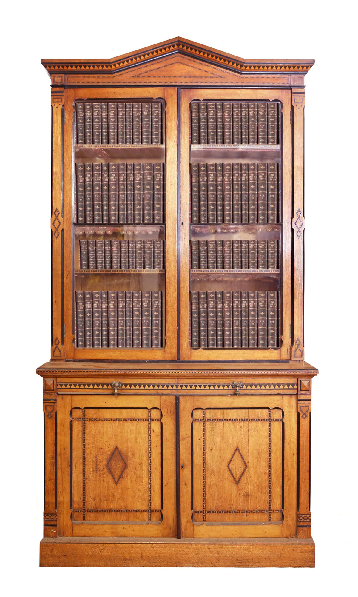 English Arts & Crafts Bookcase - Wallrocks Antiques