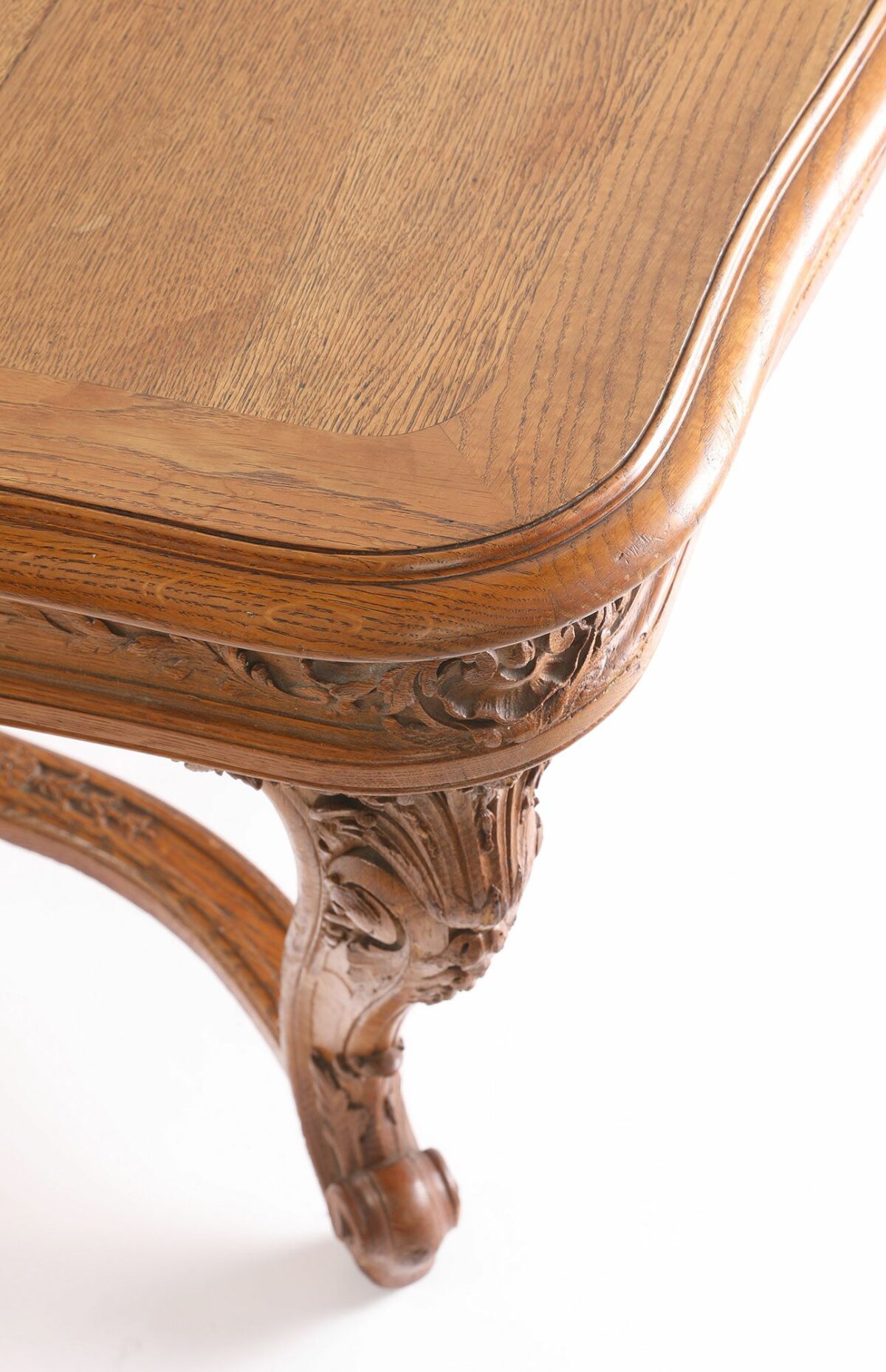Exquisite French Antique Oak Dining Table - Wallrocks Antiques