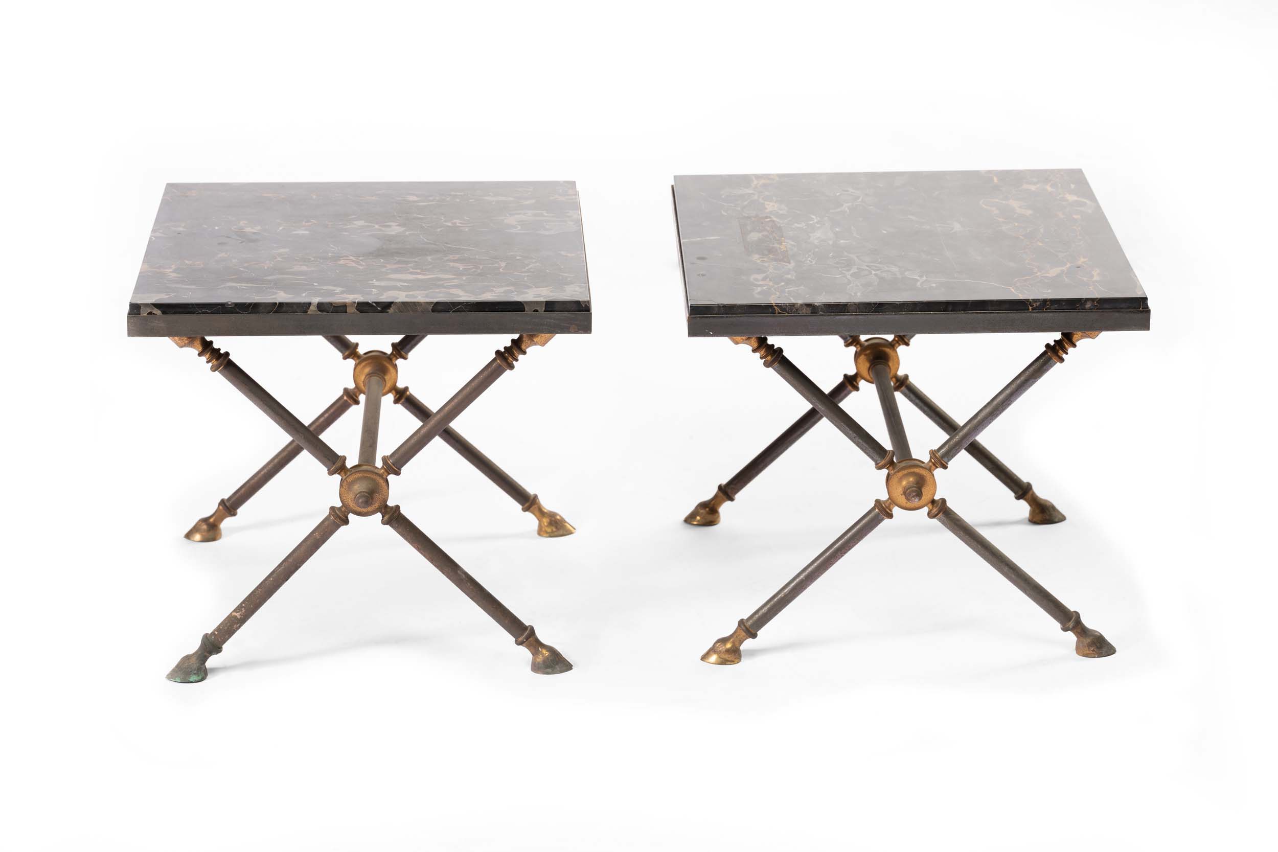 Pair 20th Century French Side Tables - Wallrocks Antiques