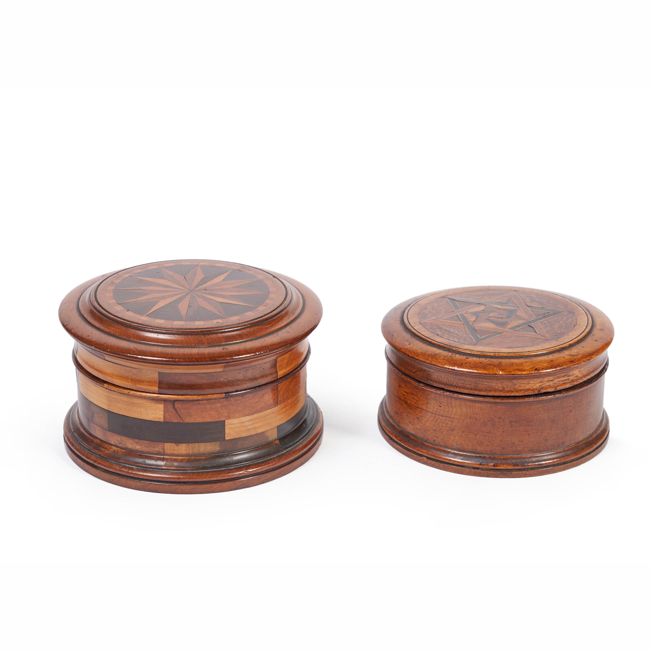 Antique Inlaid Specimen Boxes - Wallrocks Antiques