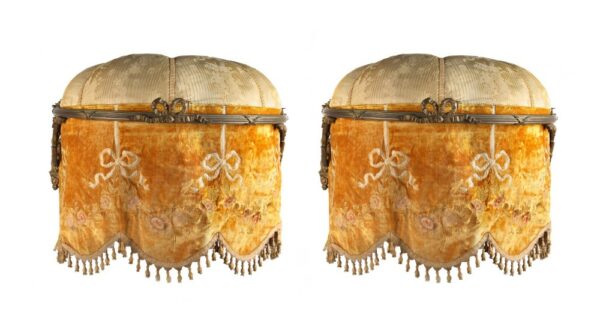 Pair 19th Century French Bed Coronets - Wallrocks Antiques