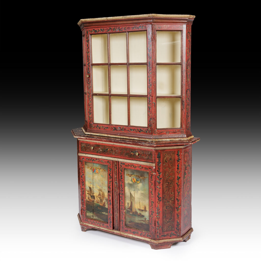 18th Century Dutch Display Cabinet - Wallrocks Antiques