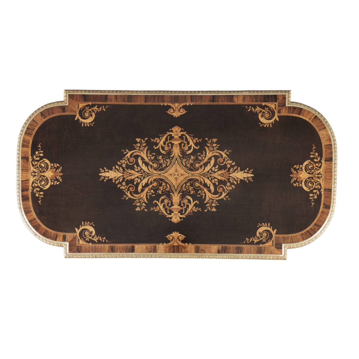 19th Century French Marquetry Centre Table - Wallrocks Antiques